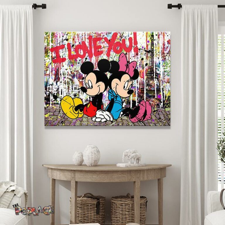 Tableau Mickey Minnie Loves – ThePoplace