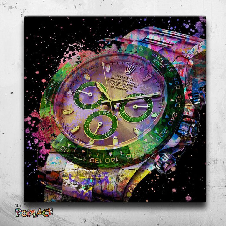 Tableau Rolex Side Black Neon Chrono – ThePoplace