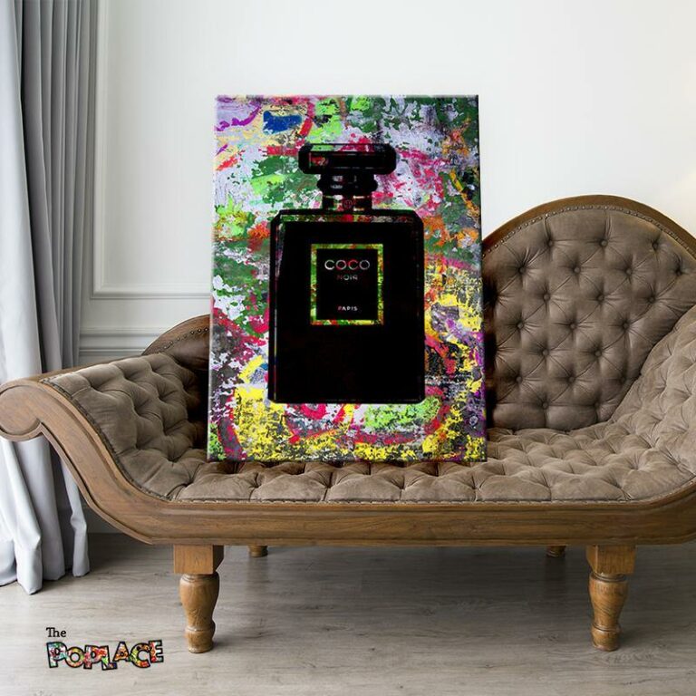 Tableau Coco Chanel Street Black – ThePoplace