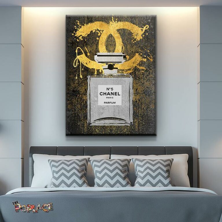 Tableau Coco Chanel Gold Black – ThePoplace