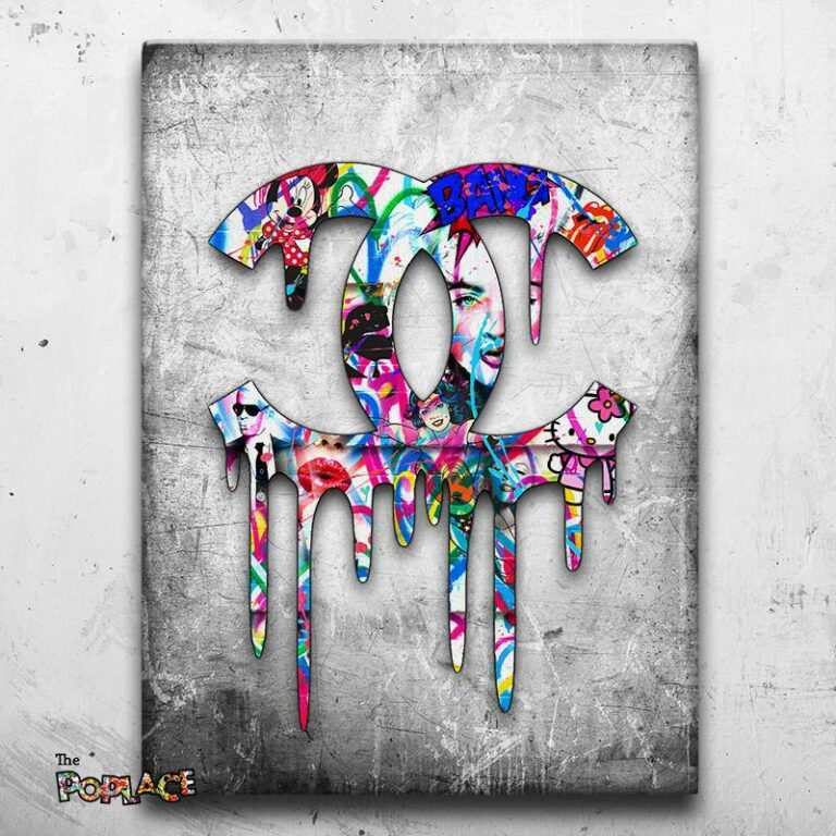 Tableau Coco Chanel Pop White – ThePoplace