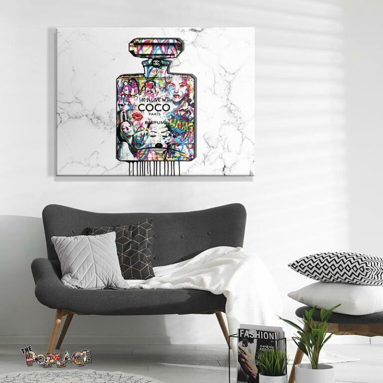 Tableau In Love With Coco Chanel W Marble – ThePoplace