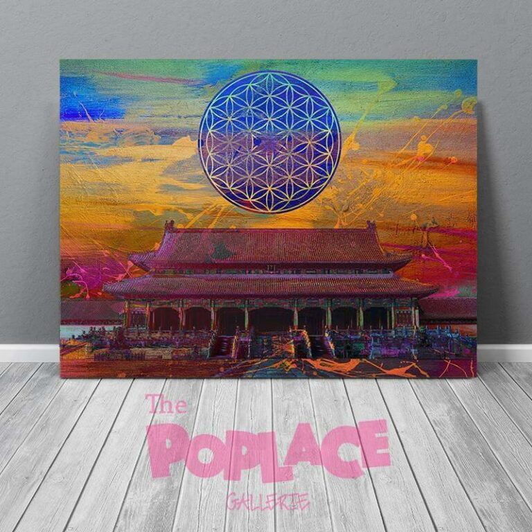 Tableau Temple Zen Orange – ThePoplace